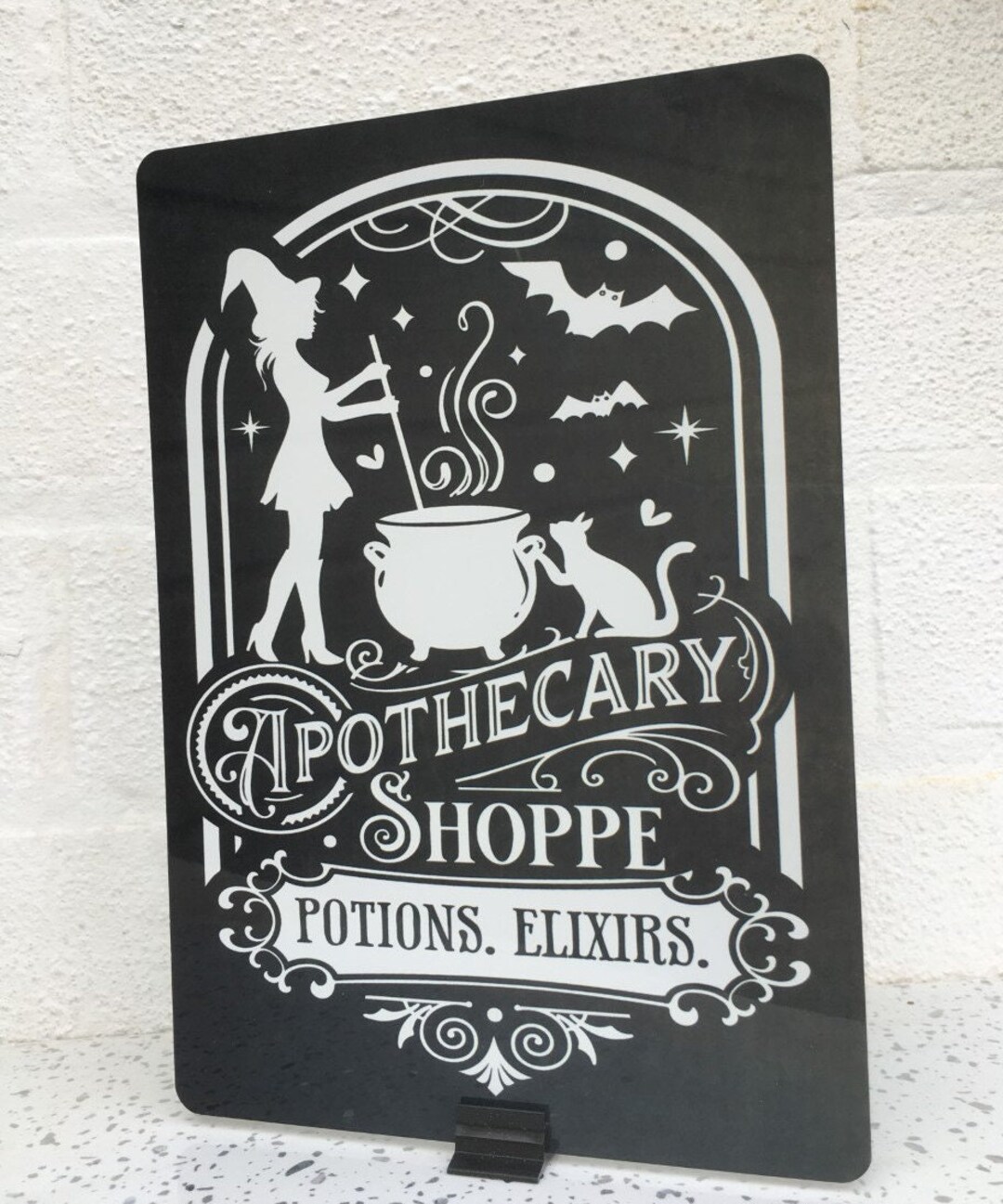 Halloween Apothecary Shoppe Potions Elixirs Free Standing Metal Sign - Etsy