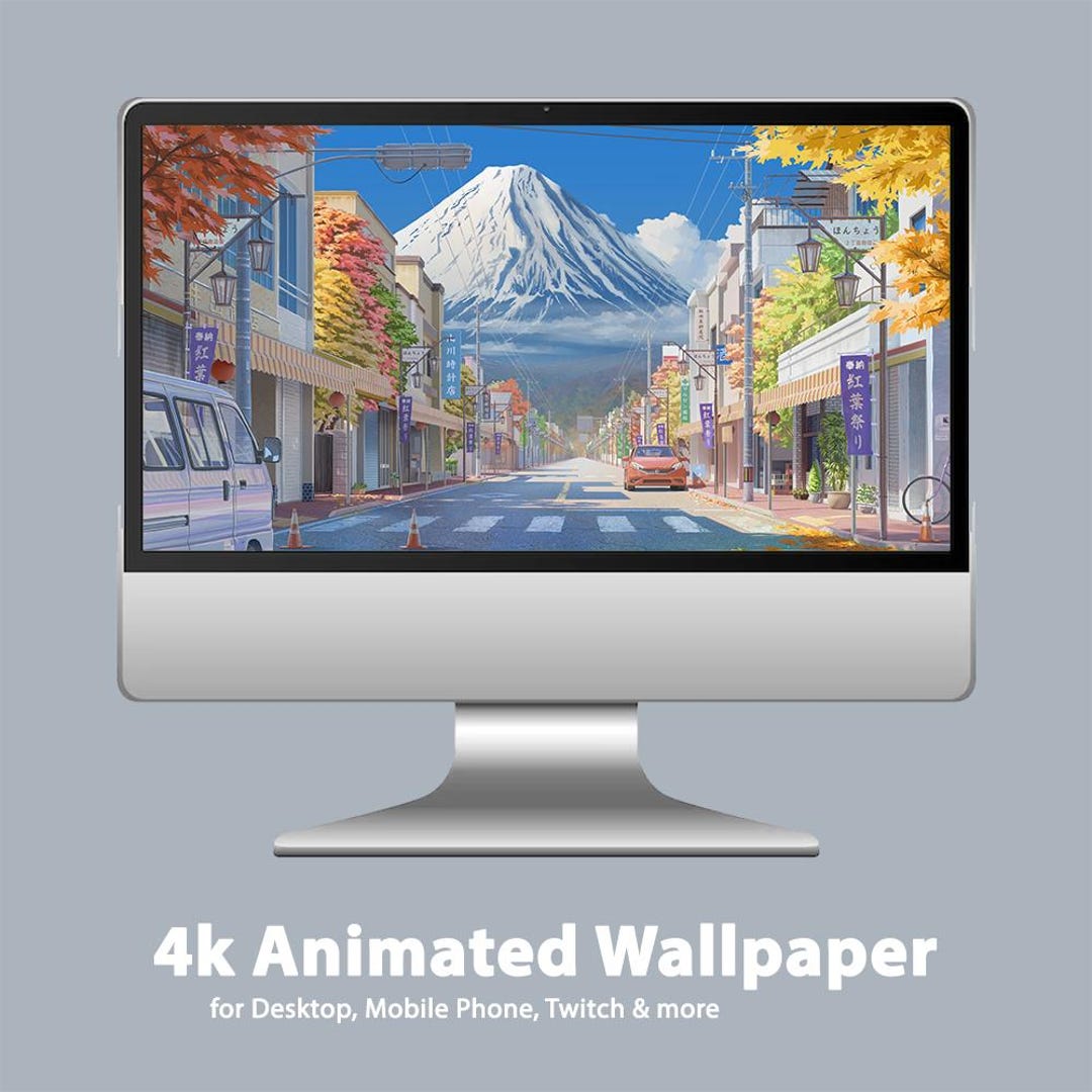 Fujisan. 4k Animated Background for Desktop Wallpaper, iPhone & Android ...
