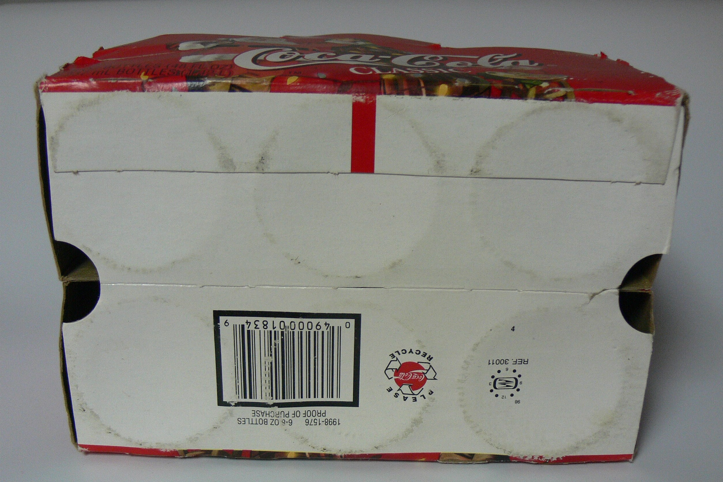 1998 Coca-cola Christmas 6-pack | Sealed 8 Oz Classic Bottles | Vintage ...