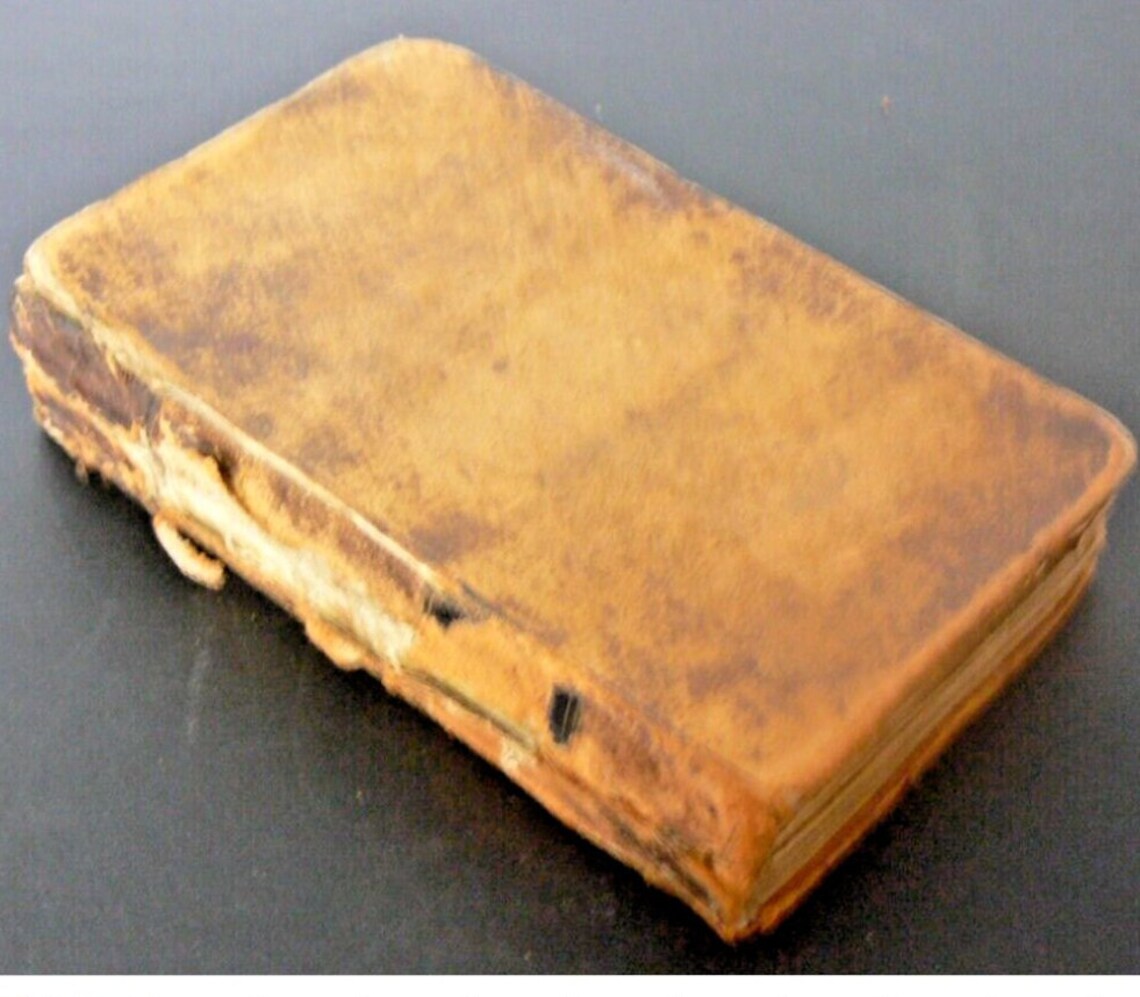 1850 Circa Psalms of David Bible Pocket Book Owner Signed - Etsy