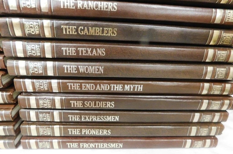 Time-life Books the Old West Series complete 26 Volume Set Leatherette ...