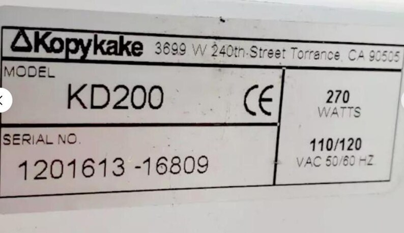 Kopykake Kwik-draw KD200 Projector W/LENS, Artist Airbrushing Cake ...