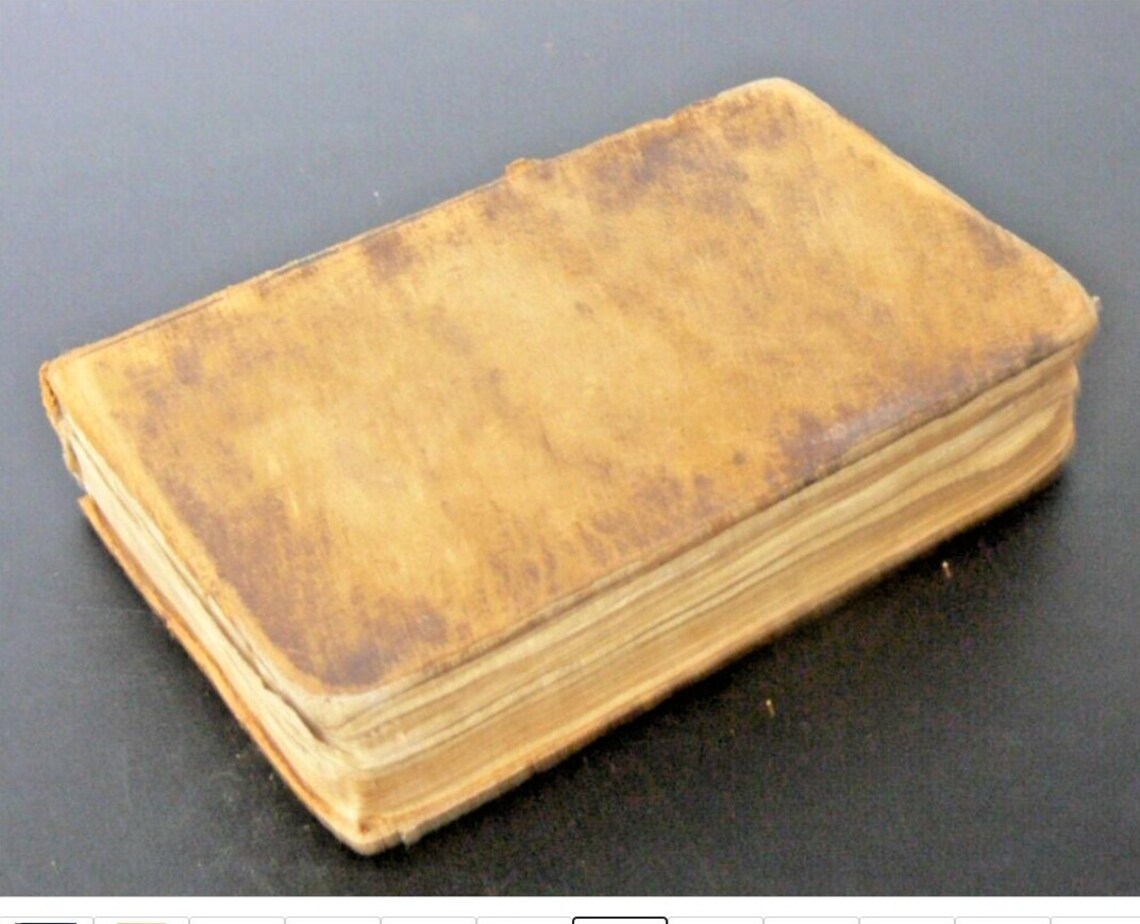 1850 Circa Psalms of David Bible Pocket Book Owner Signed - Etsy