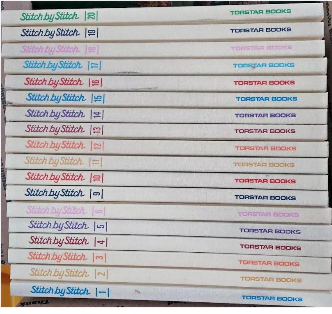Stitch by Stitch Complete Book Set Volumes 1–20 | Vintage Needlework ...