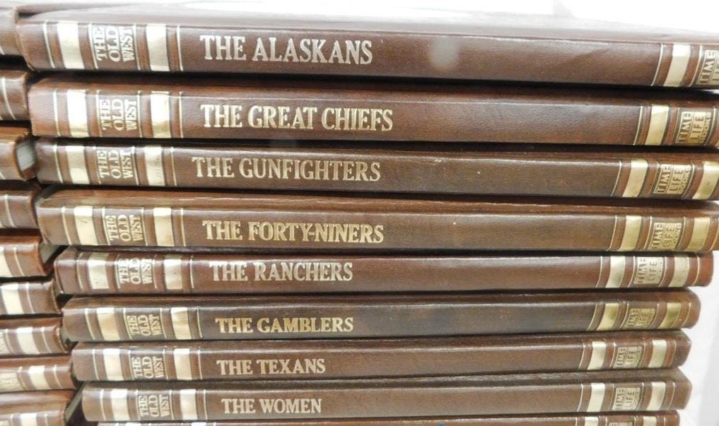 Time-life Books the Old West Series complete 26 Volume Set Leatherette ...