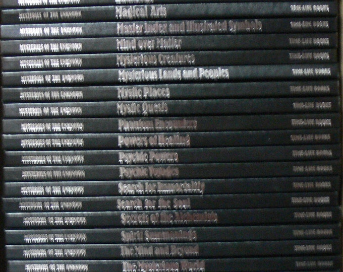 The Mysteries of the Unknown Series TIME LIFE BOOKS Complete Set 33 Volumes - Etsy