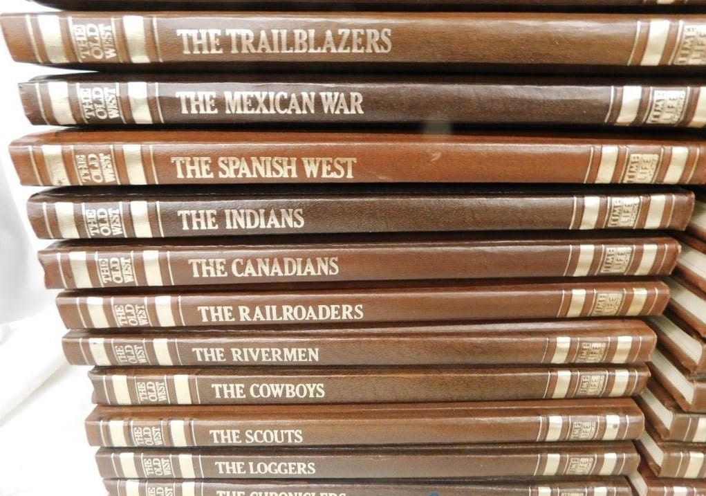 Time-life Books the Old West Series complete 26 Volume Set Leatherette ...
