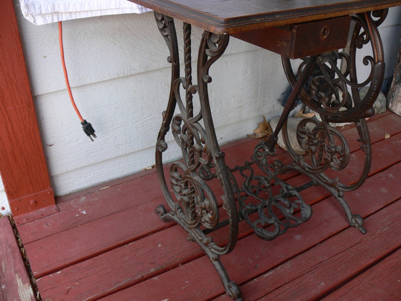 Used 1870's Wilcox and Gibbs Treadle Sewing Machine With - Etsy