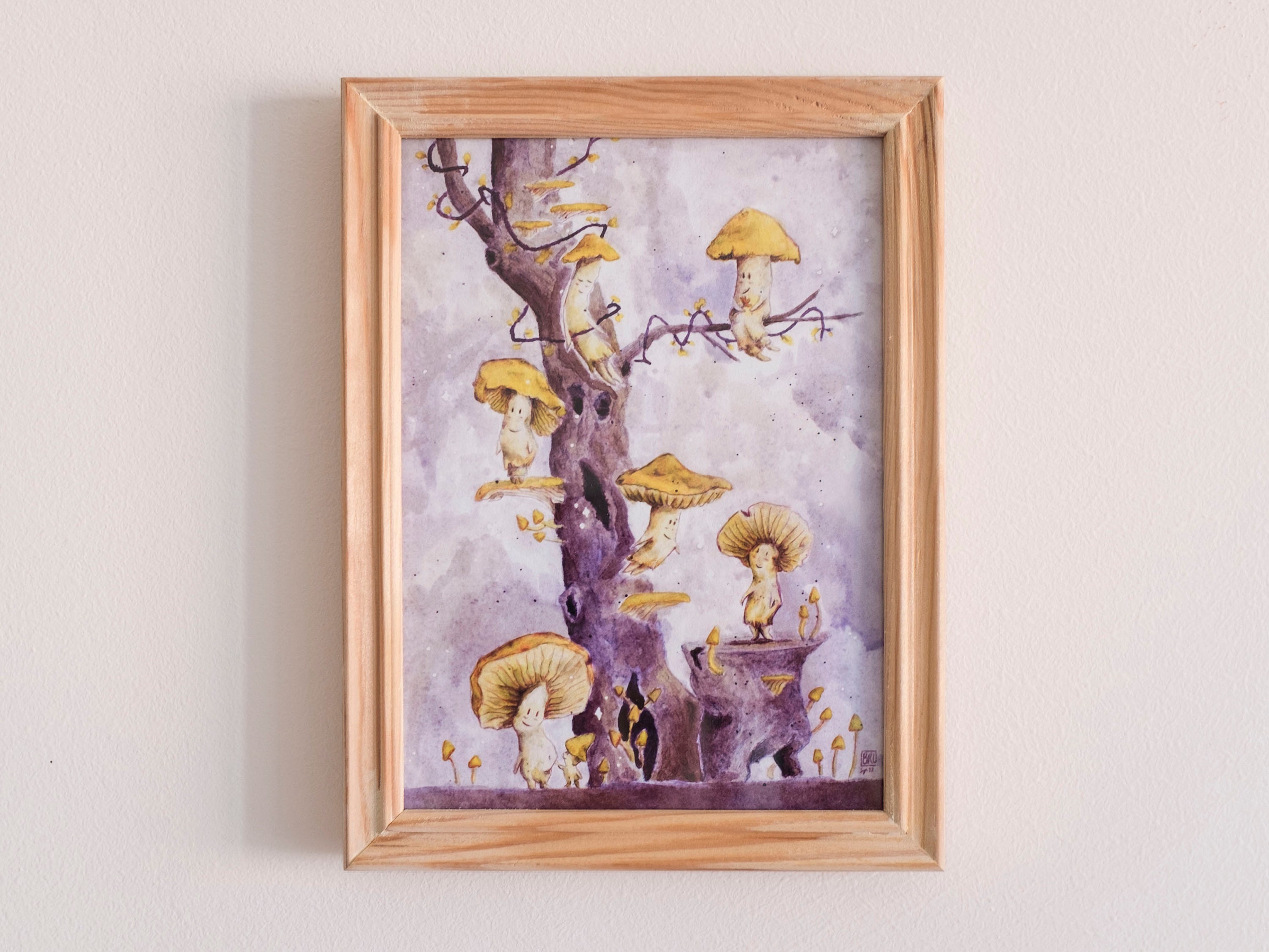 Lámina Ilustrada Decorativa Infantil Setas Mágicas en el - Etsy España