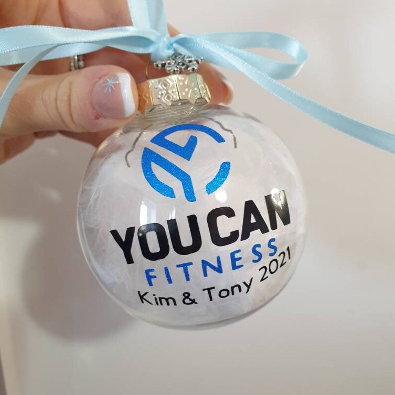 Personalised Business Logo Christmas Bauble Custom Tree - Etsy UK