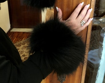 Fur cuffs | Etsy