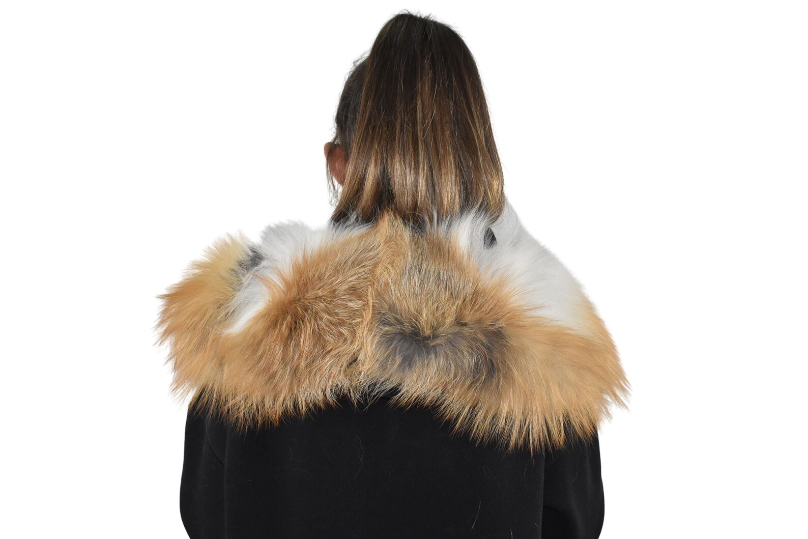 Amazing Fox Fur Collar Canadian Fox Colour. Fashion Fur Collar. Luxury ...