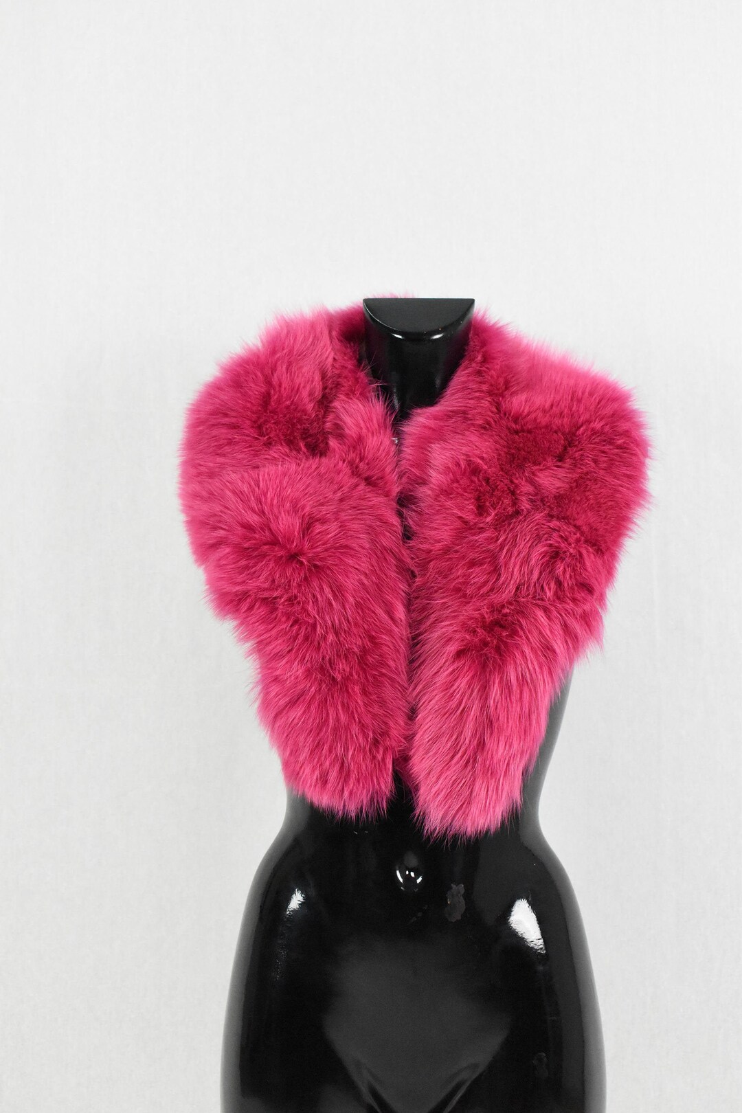 Beautiful Fox Fur Collar and Cuffs Cherry Collor Fox - Etsy
