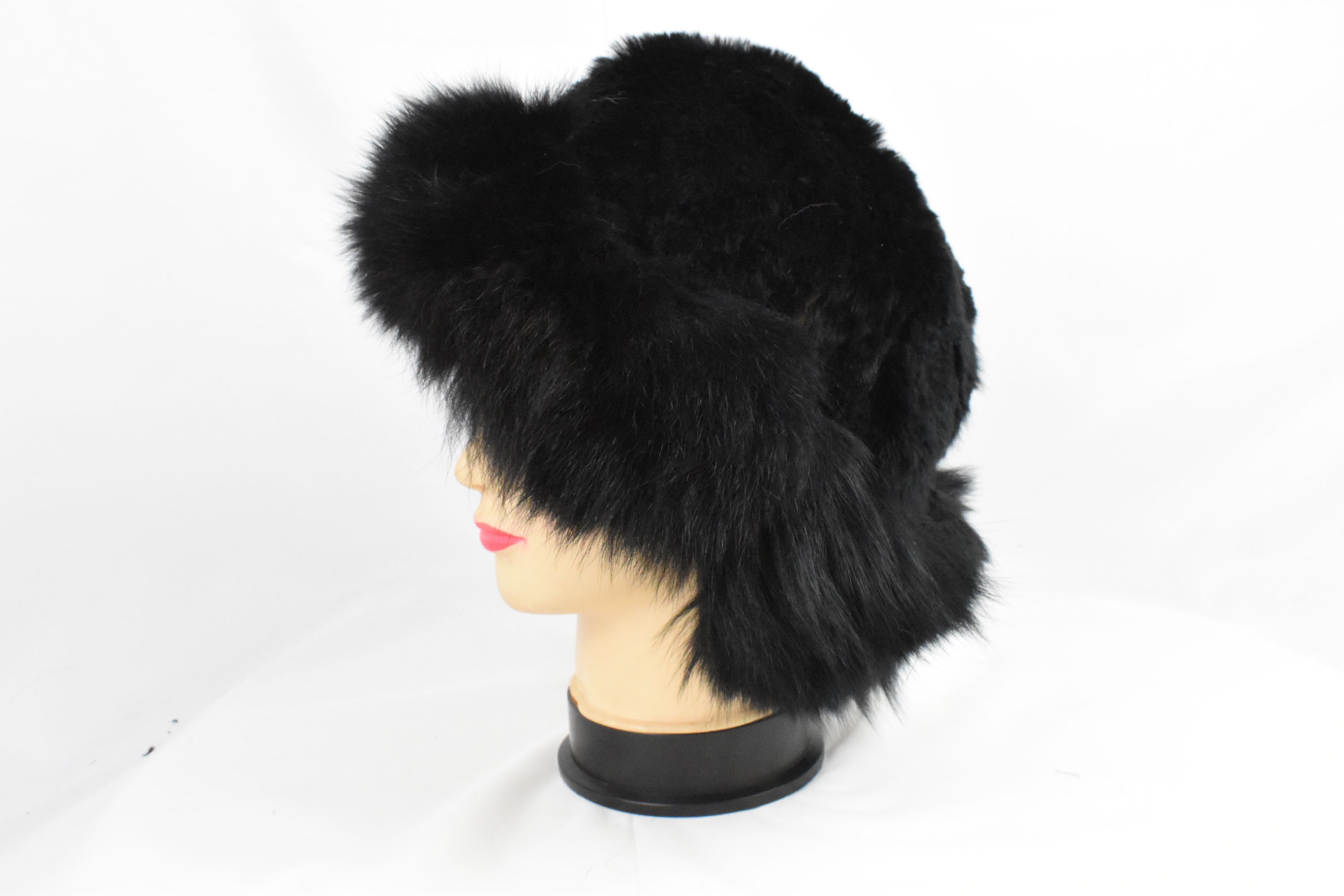 Fur Hat Hat With Fox Fur Real Fox Fur Real Fur Hat - Etsy
