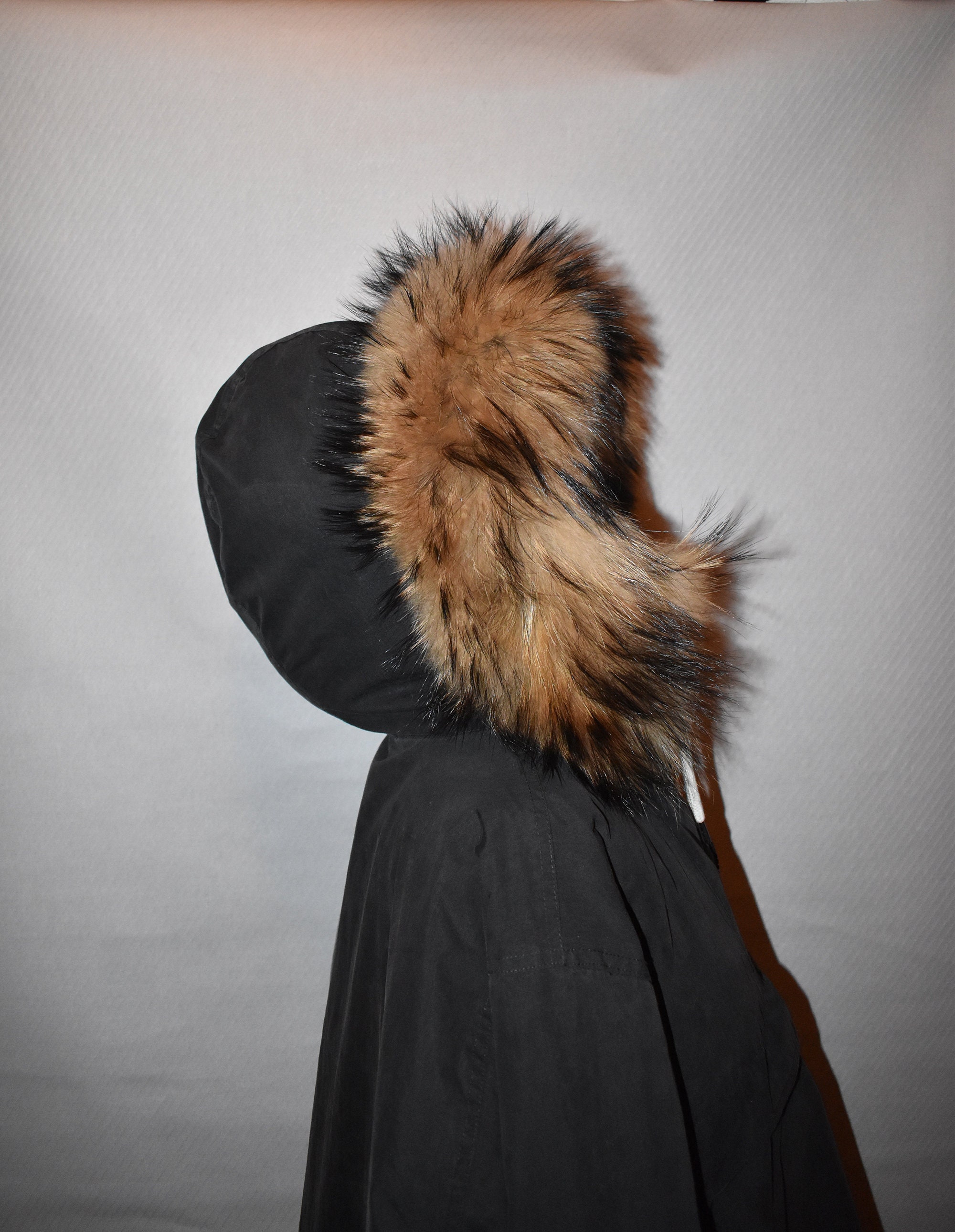 Fox Fur Trim for Hood Detachable Fur Trim Fur Collar - Etsy