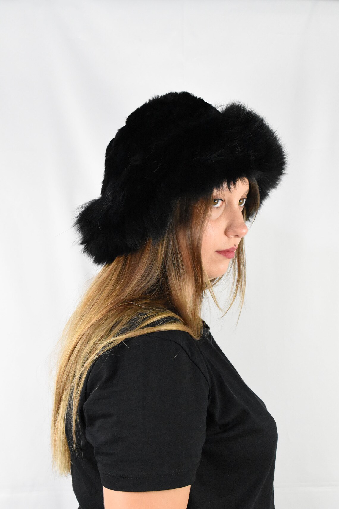 Fur Hat Hat With Fox Fur Real Fox Fur Real Fur Hat - Etsy