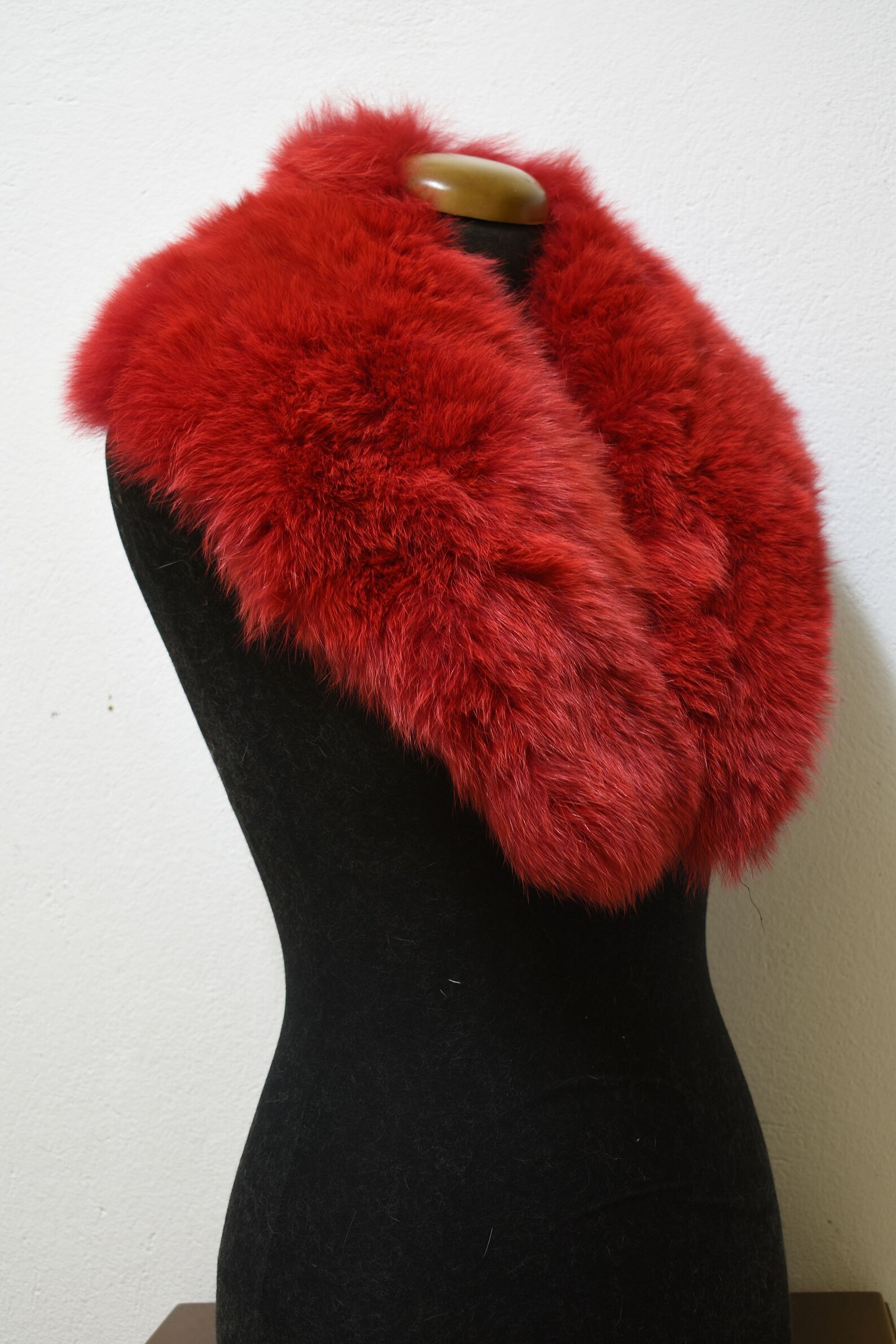 Genuine Real Red Fox Fur Collar, Winter Collar, Fur Collar, Made in ...