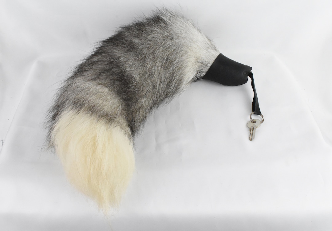 Big Fox Fur Tail Keychain Bagcharm Fox Fur Tail Fur Accessories Cosplay ...
