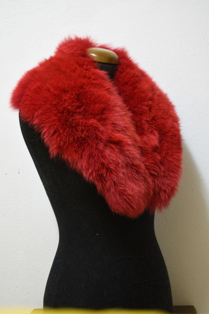 Genuine Real Red Fox Fur Collar Winter Collar Fur Collar - Etsy