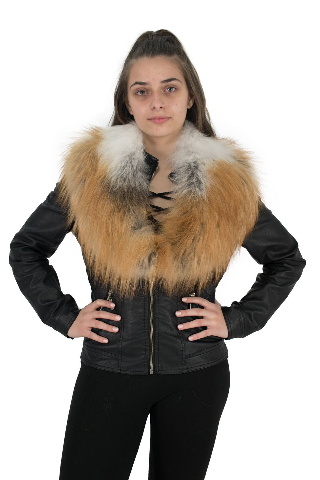 Amazing Fox Fur Collar Canadian Fox Colour. Fashion Fur - Etsy