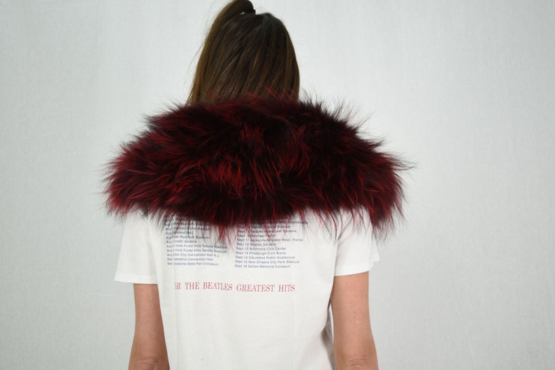 Fox Fur Collar, Fox Collar, Winter Collar, Coat Collar, Detachable Fox ...