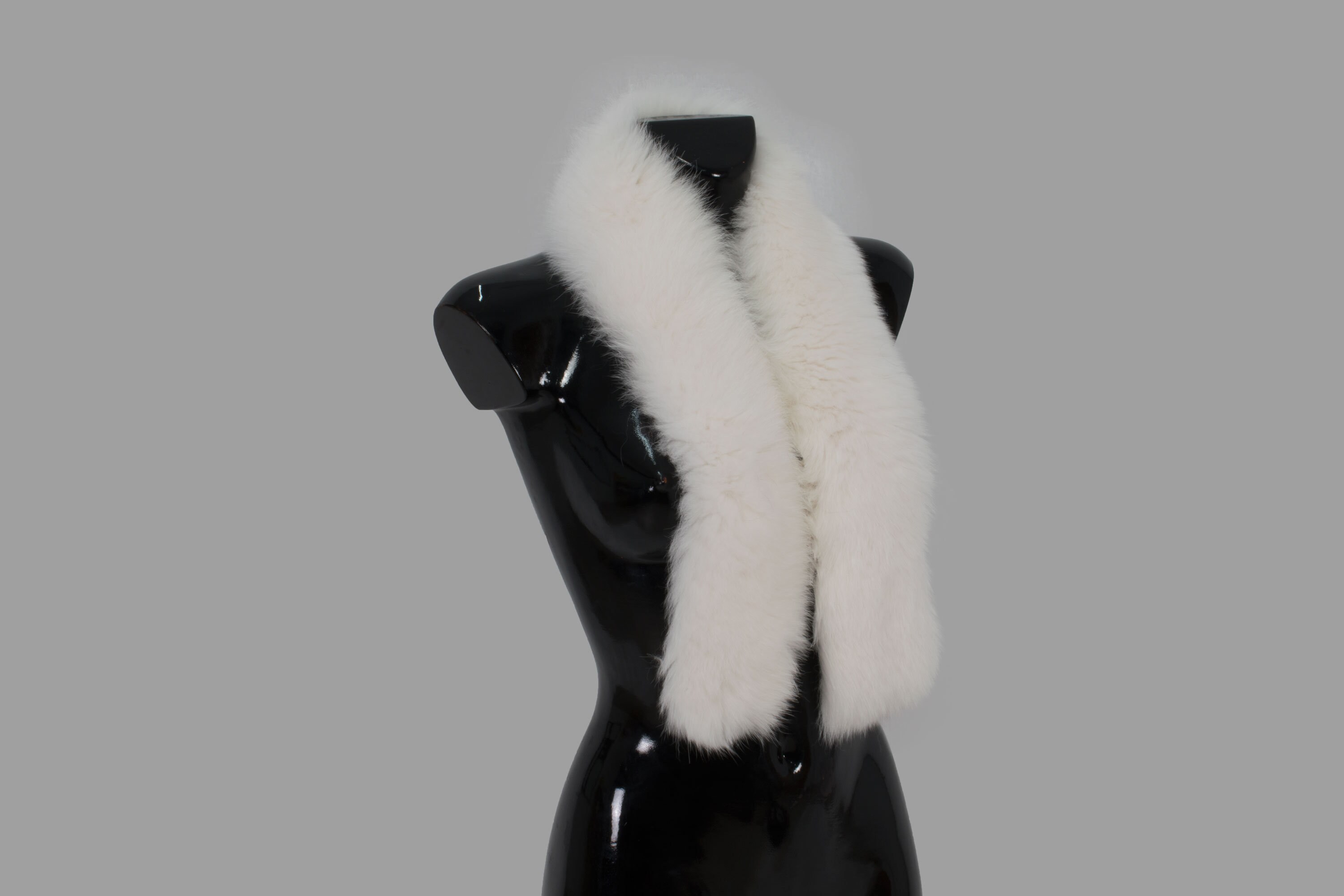 White Fur Trim | Fur Stripe for Hood | Detachable Fur Trim for Hood ...
