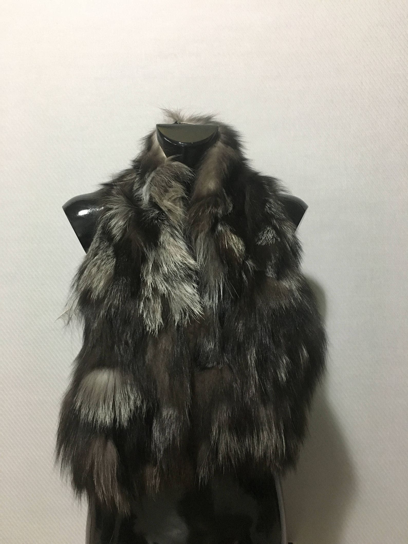 Silver Fox Fur Collar Scarf - Etsy