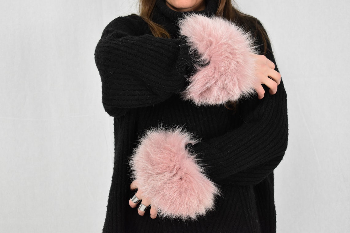 Amazing Real Natural Salmon Fox Fur Collar. Extra Gift: Fox | Etsy