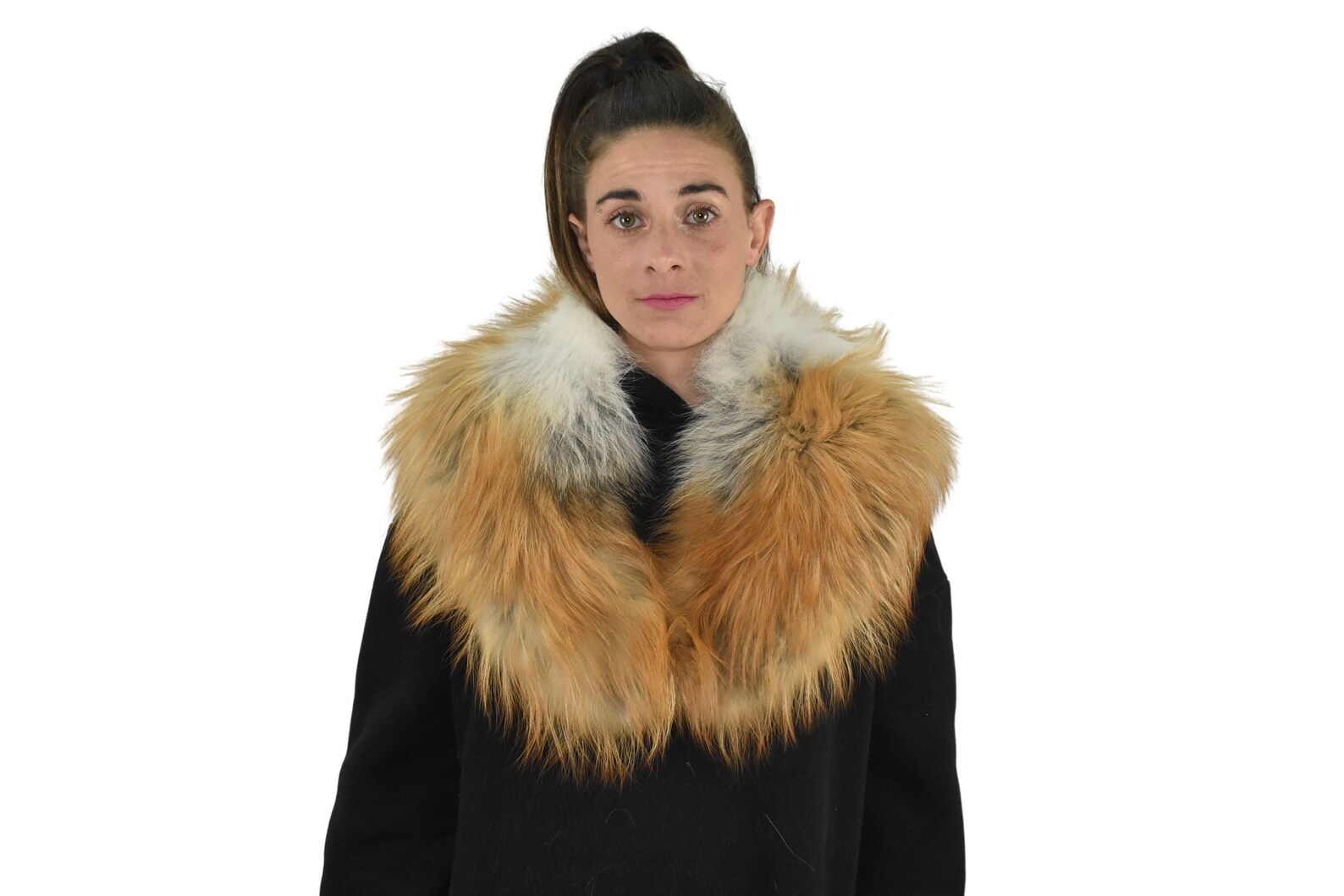 Amazing Fox Fur Collar Canadian Fox Colour. Fashion Fur Collar. Luxury ...