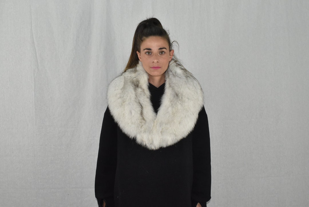 Beautiful Fox Fur Collar , Fox Fur Collar, Detachable Fur Collar, Coat ...