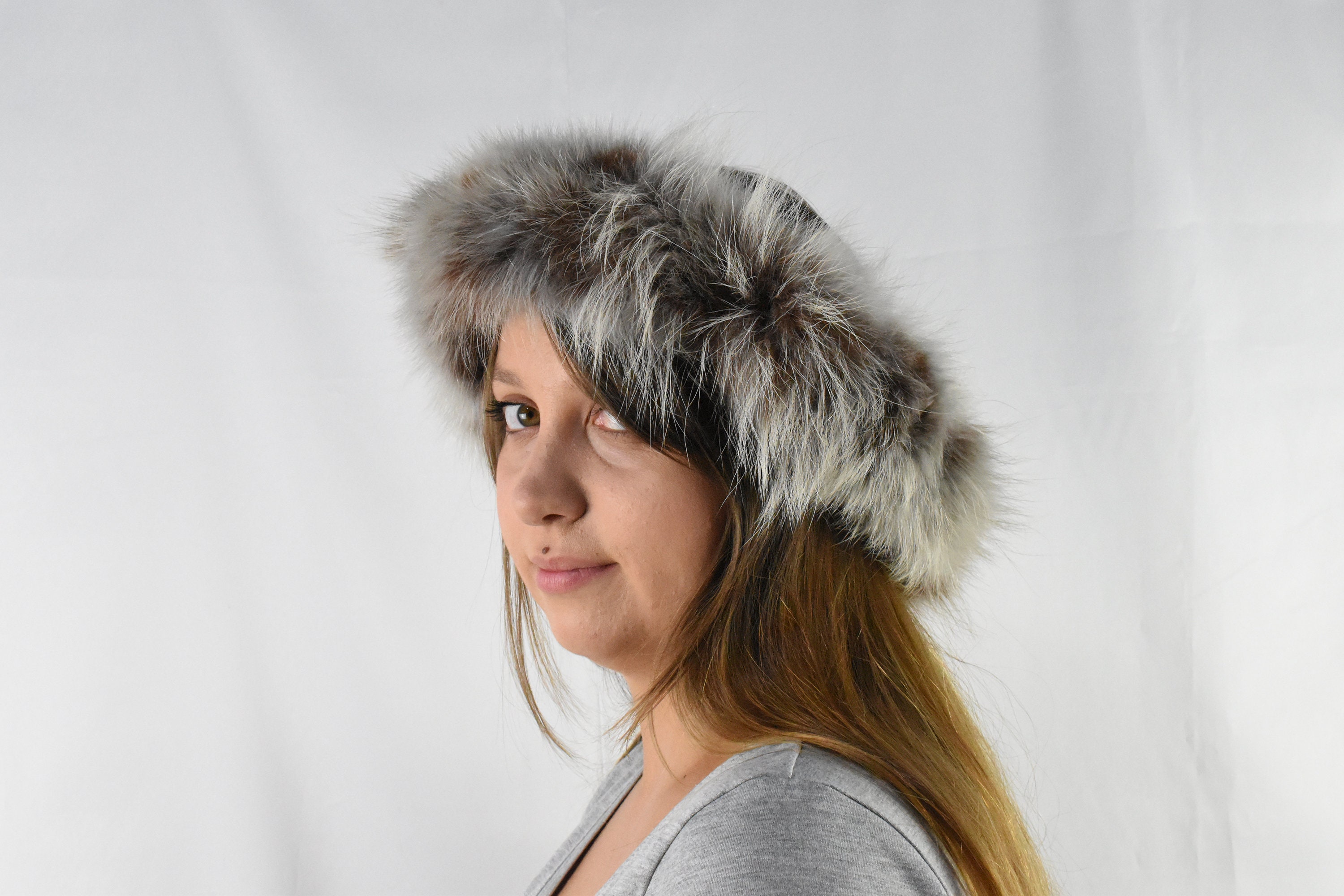 Fox Fur Headband Fur Headband Fur Earwarmer Fox Fur - Etsy