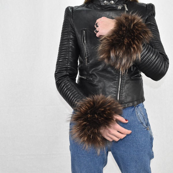 Fur Wrists Coat - Etsy