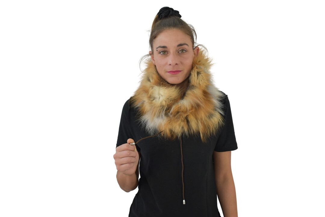 Fox Fur Neck Warmer | Fur Headband | Neck Warmer | Fur Scarf | Fur ...