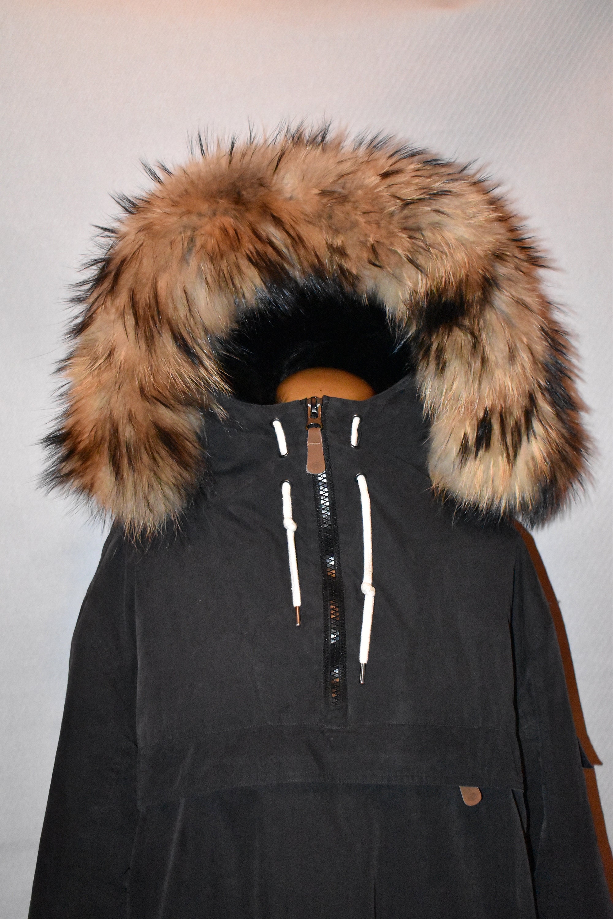 Fox Fur Trim for Hood Detachable Fur Trim Fur Collar - Etsy