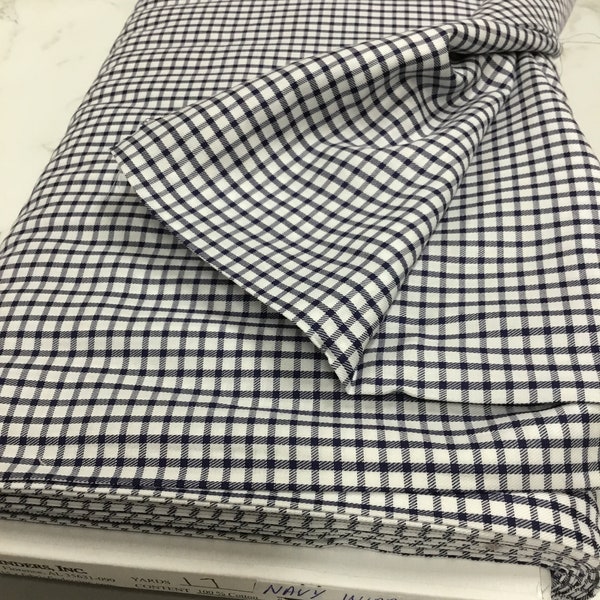 Navy Windowpane - Etsy