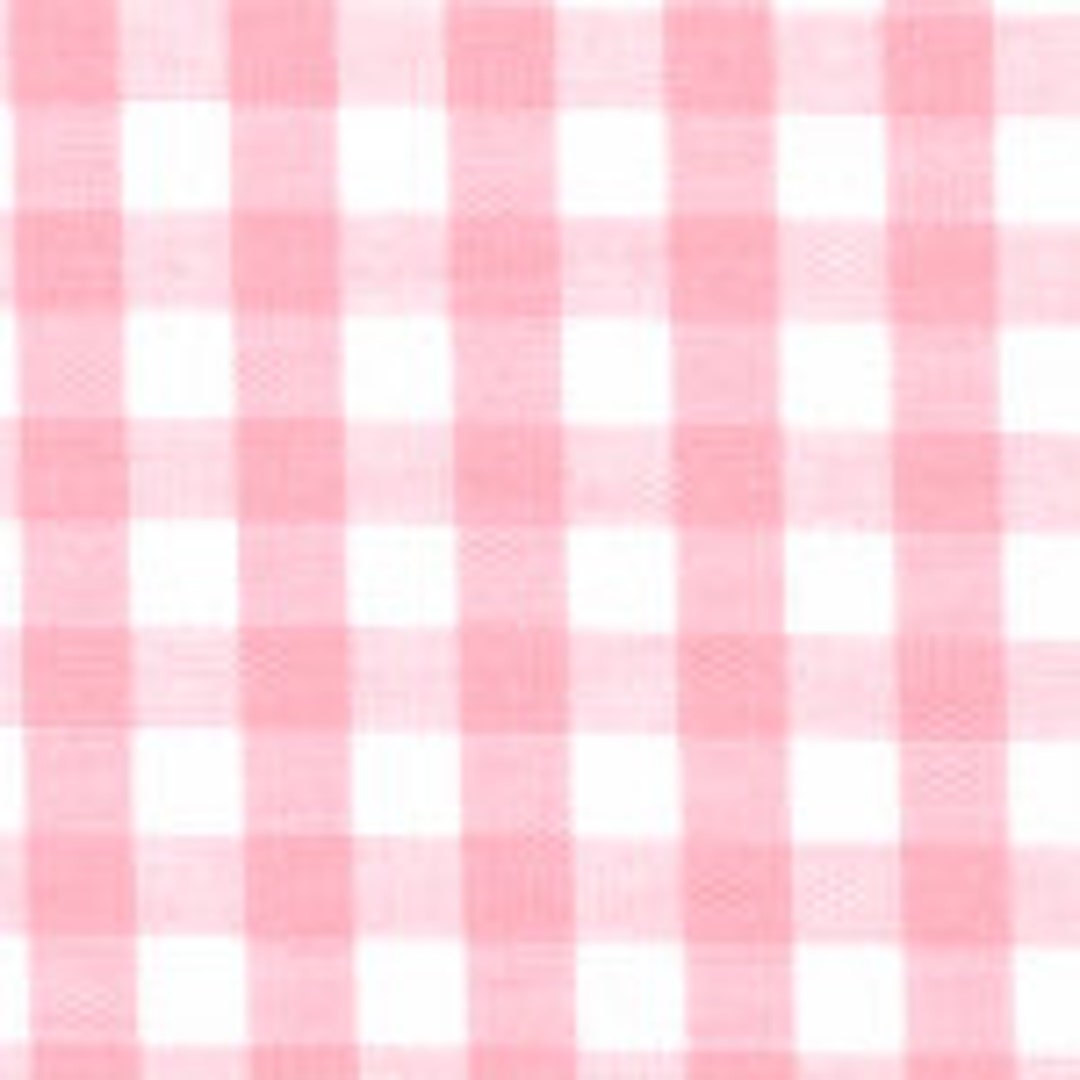 Pink Gingham Fabric 1/4 Inch Gingham Fabric Finders Check Quarter Inch ...