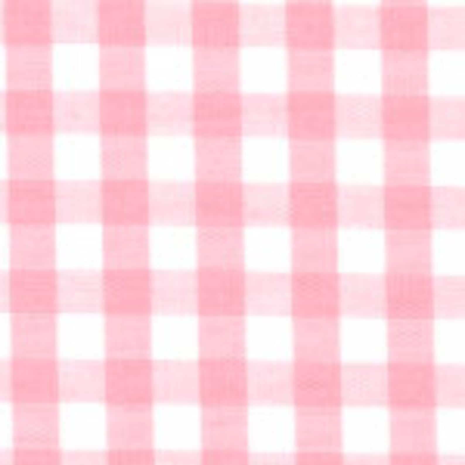 Pink Gingham Fabric 1/4 Inch Gingham Fabric Finders Check Quarter Inch ...