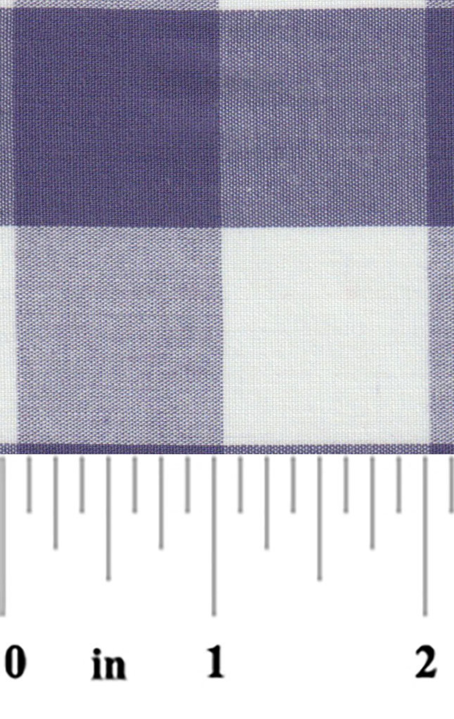 Purple Gingham Fabric 1 Inch Gingham Fabric Finders Check One - Etsy