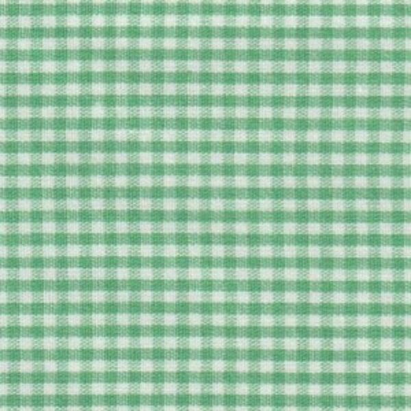 Green Gingham Fabric - Etsy