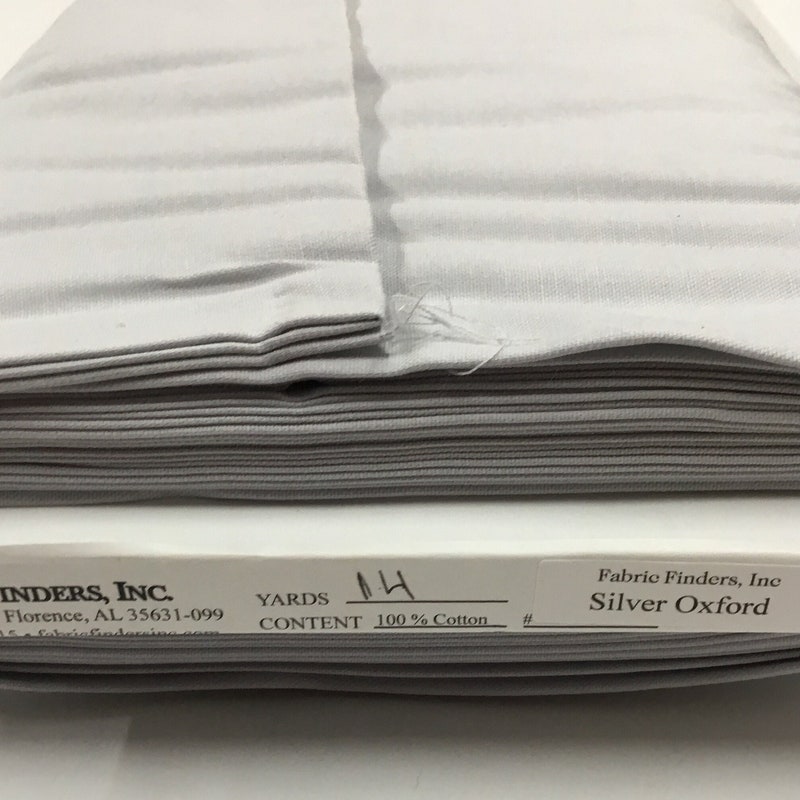 Silver Cotton Fabric - Etsy