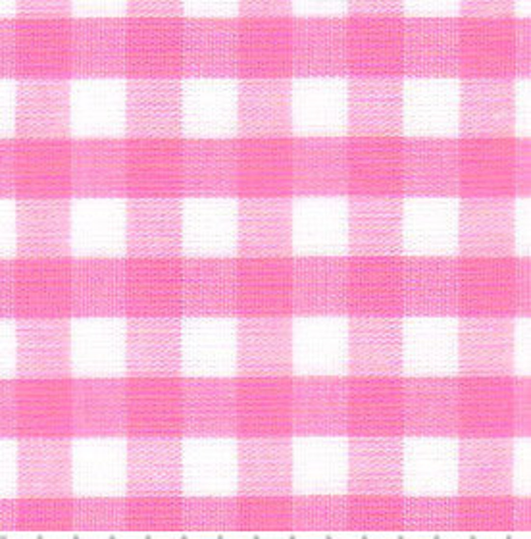 Hot Pink Gingham Fabric 1/4 Inch Fabric Finders Check Quarter Inch ...