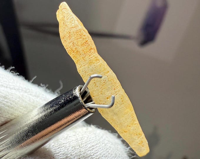 Yellow Sapphire Crystal, Elongated Sapphire Crystal, Raw Ceylon Yellow ...