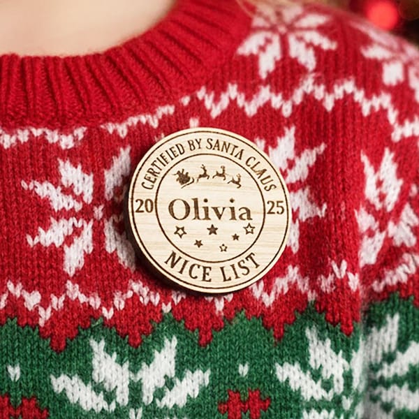 Christmas Badges - Etsy UK