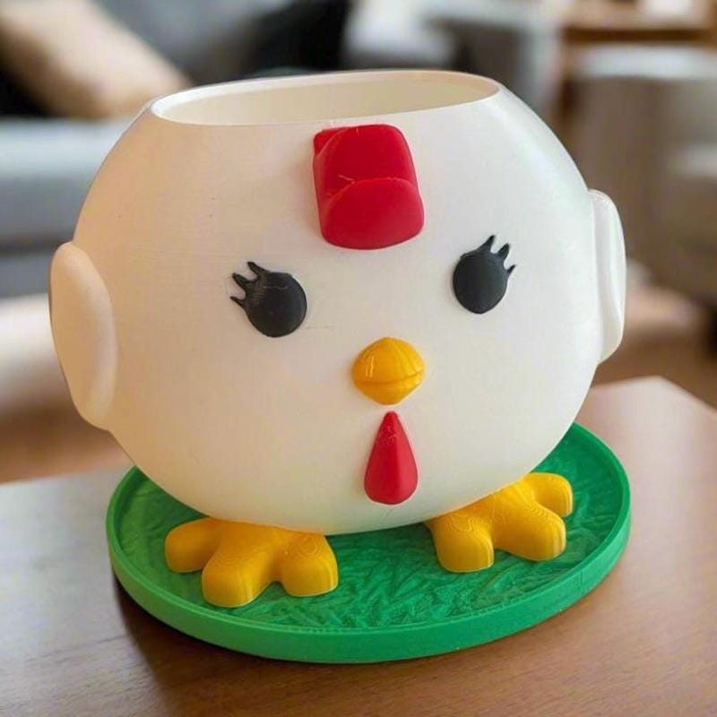 Chicken Planter Pot - Etsy