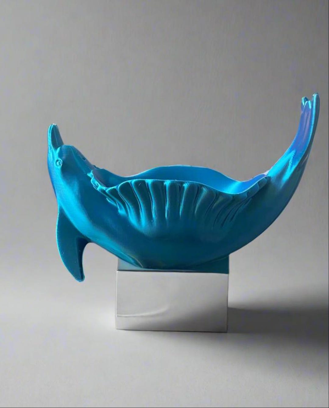 Dolphin Planter Pot: 3D Printed Eco-friendly PLA Decor - Etsy
