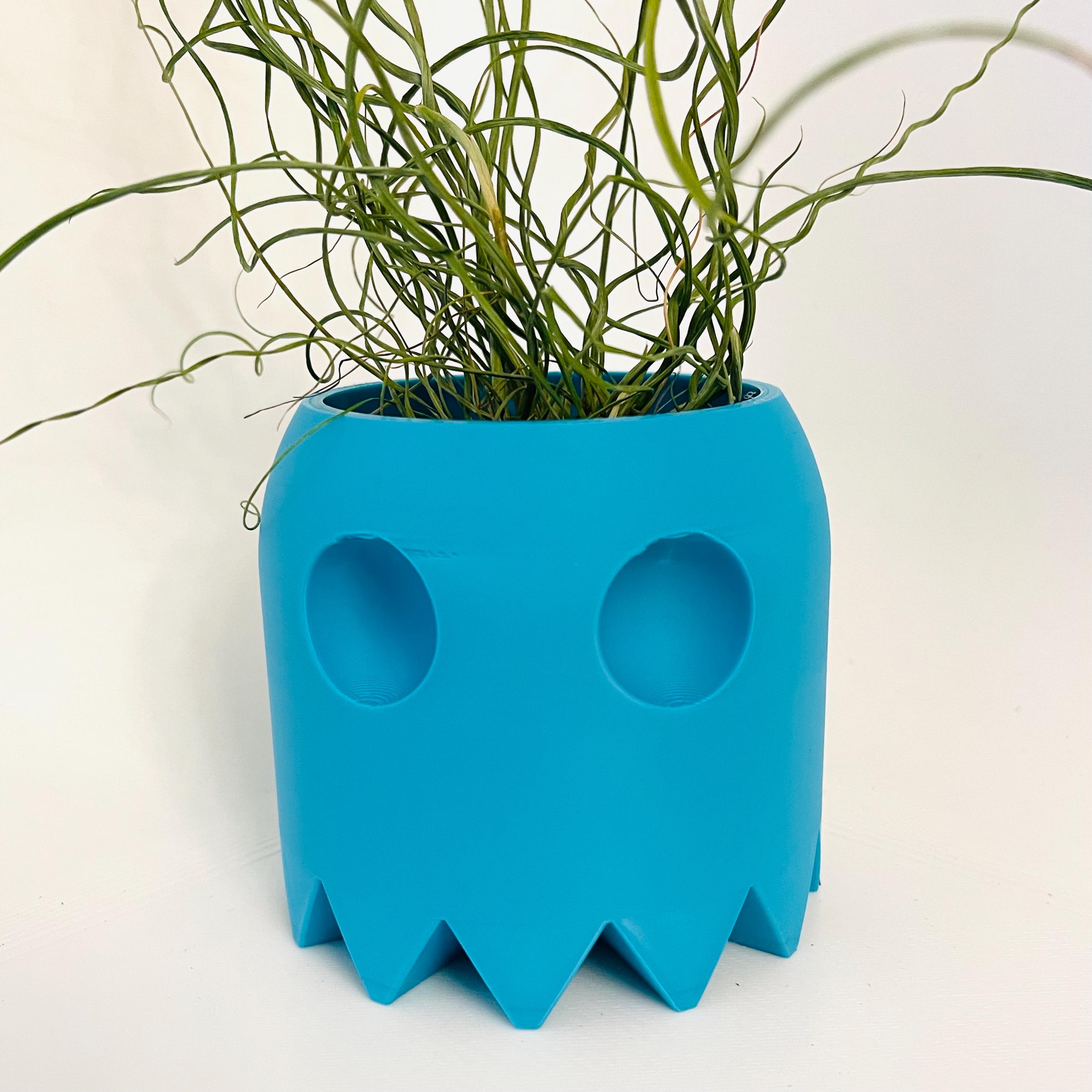 Set of 5 Pac Man Planters 3. This Set Comes With Drainage Holes but We ...
