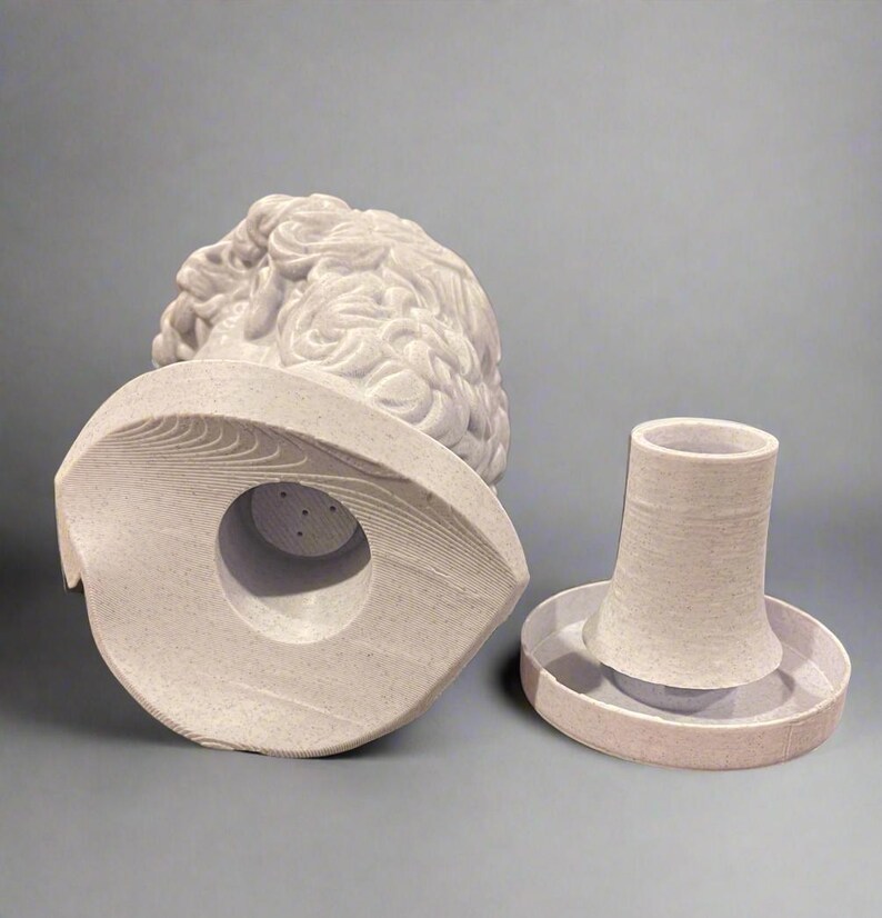 David Bust Planter With Drip Tray - Etsy