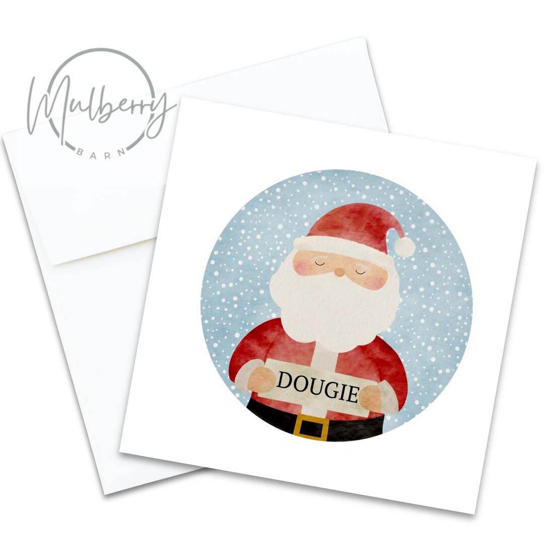 Father Christmas Personalised Card | Santa Christmas Card | Child ...