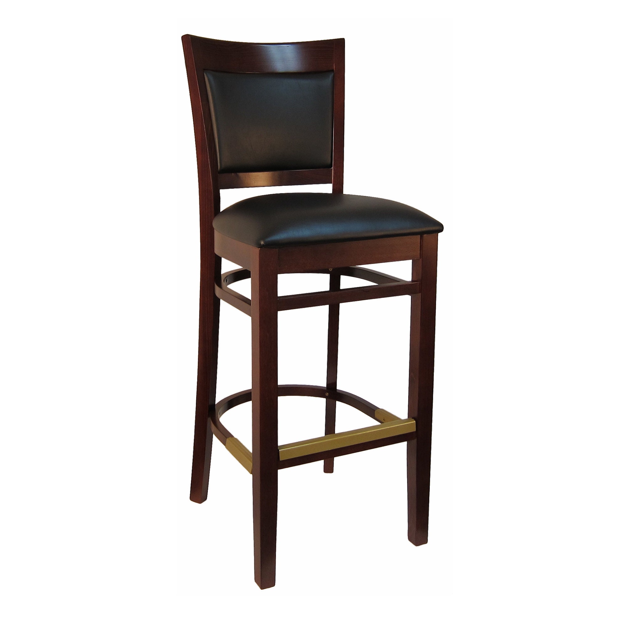 Custom Restaurant Bar Stool W/ Embroidery of Own Sign. Shellie's Wood ...