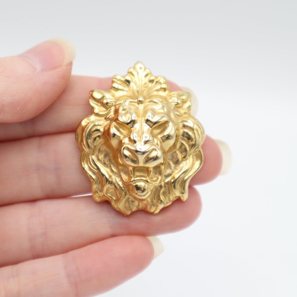 Lion Pin - Etsy
